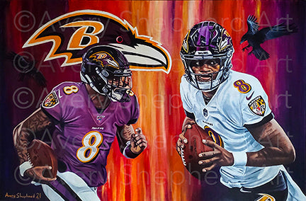 Lamar Jackson – Avery Shepherd Art